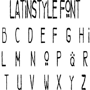 Latin Font Ancient Latin Font Ancient Font Styles Latin Letters Font ...