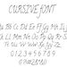 Cursive Font, Calligraphy Font, Cursive Script Font, Wedding Font ...