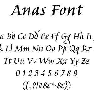 Anas Font - Serif Font, Modern Font, Procreate Font, Branding Font ...