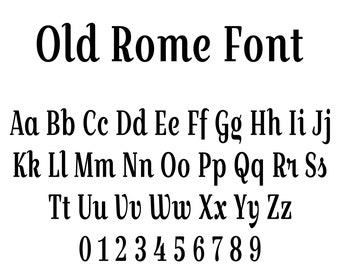 ROMAN FONT, Alphabet Svg Fonts, Calligraphy Font, Font Svg, Font ...