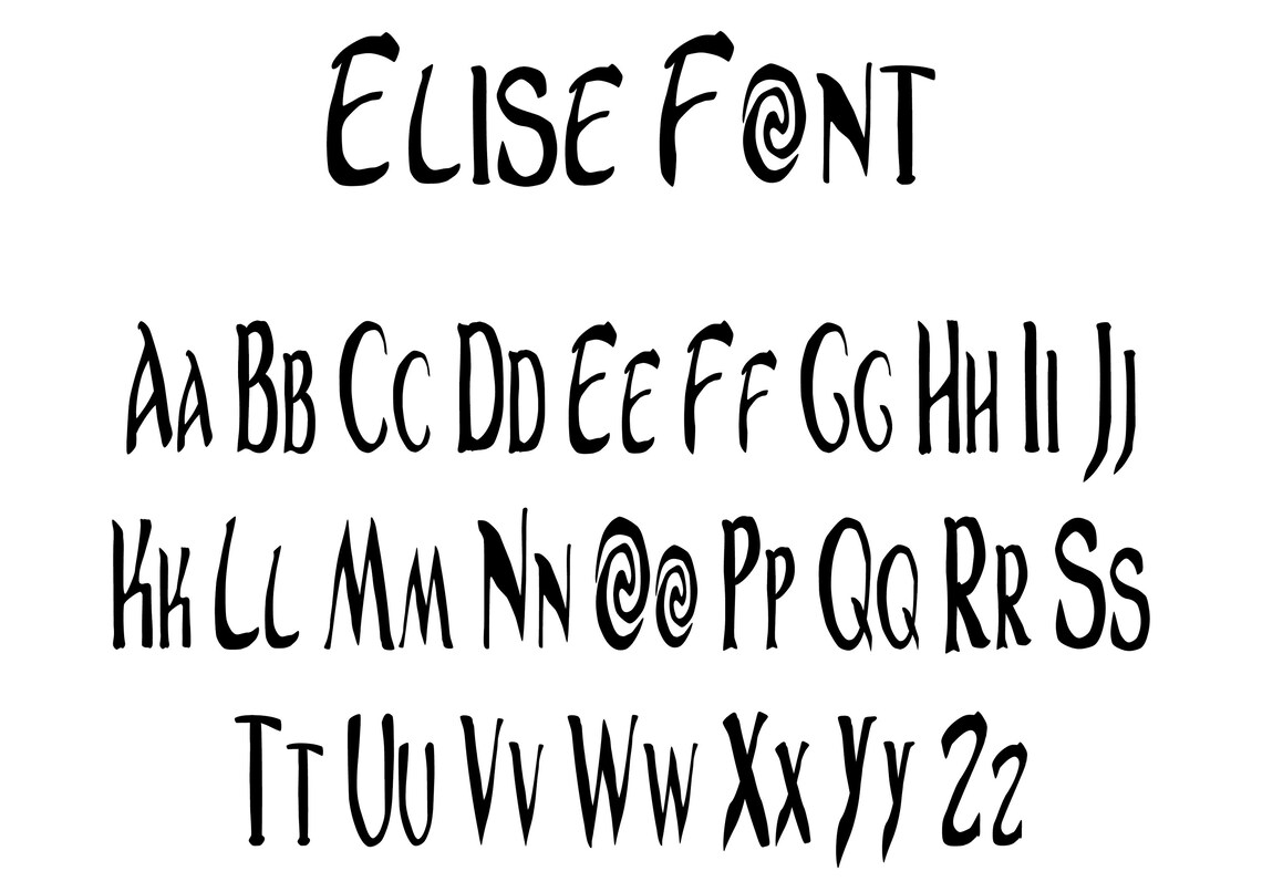 Elise Font, Script Font, Cursive Font,handwritten Font, Calligraphy ...