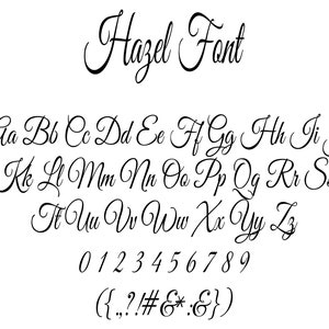 Cursive Font, Calligraphy Font, Cursive Script Font, Wedding Font ...