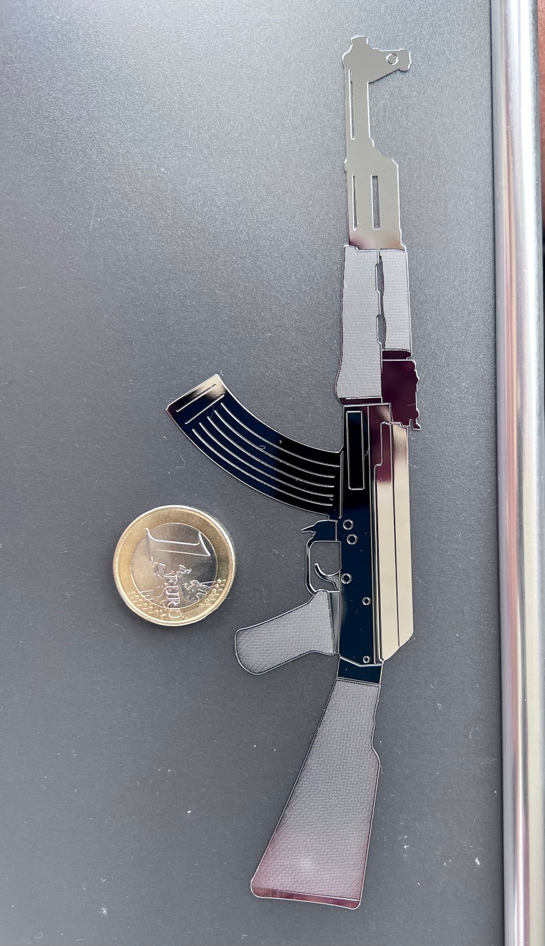 Pack: AK 47 Stickers, Bullet 7.62, Bullet 9x19 Parabellum. NICKEL . - Etsy