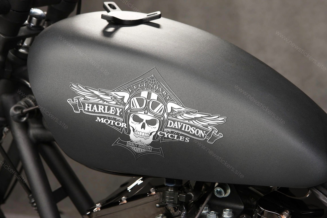 Metallic Stickers Moto Bike Metallic Sticker Bikers Bikers - Etsy