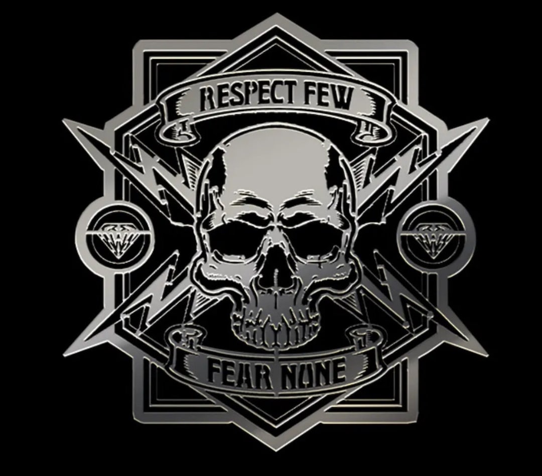 Metal Sticker Fear None Motorcycle Helmet Tank Sticker Autocollant BIKE ...