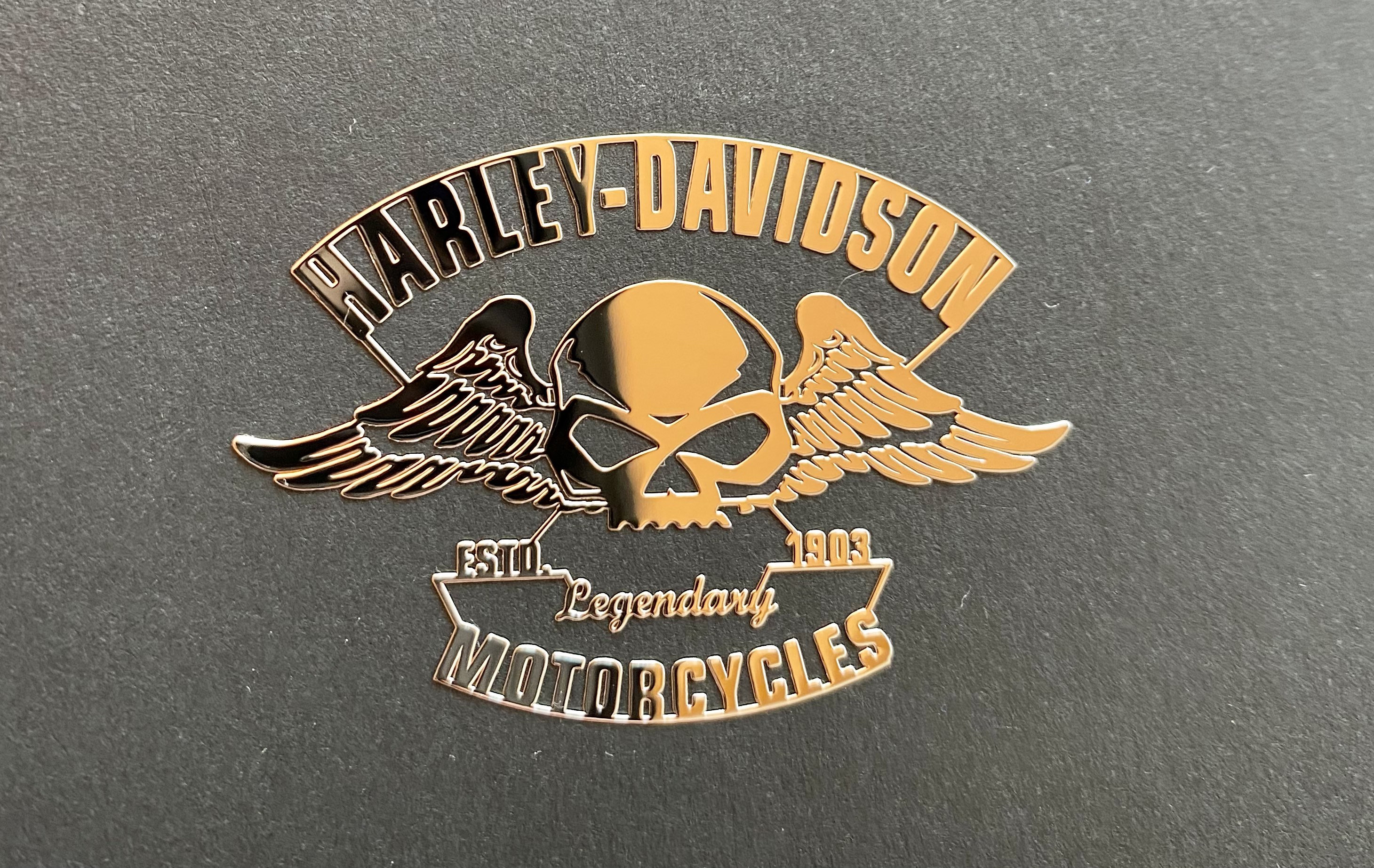 Decals & Skins Electronics & Accessories metallic Harley Davidson ...