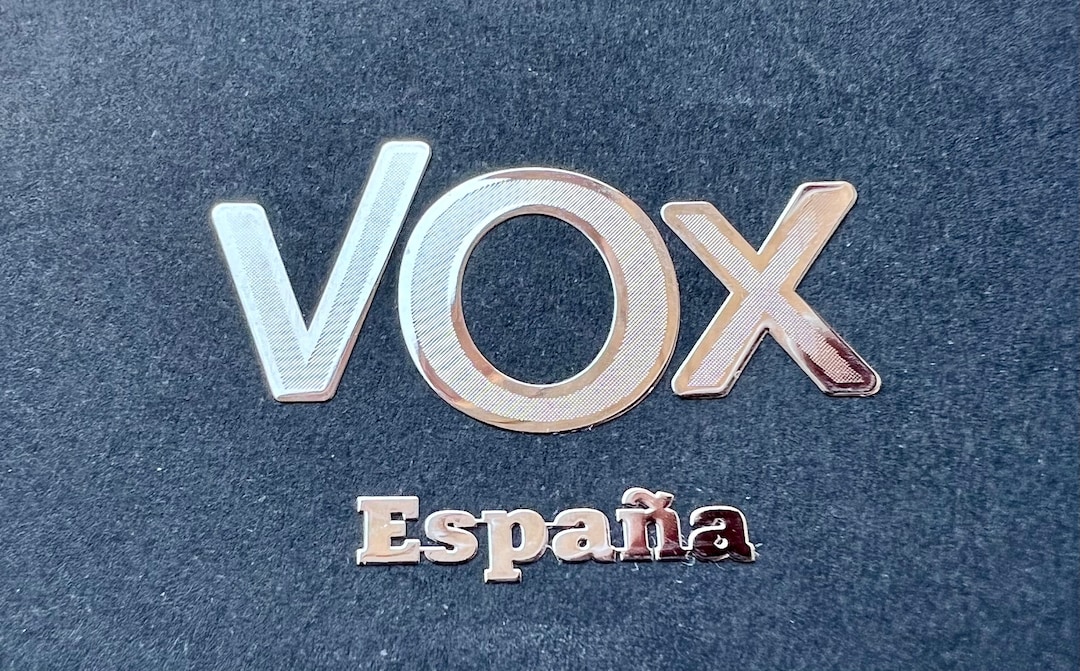 10 VOX Spain Metallic Logo Stickers Silver Car Laptop Personalised ...