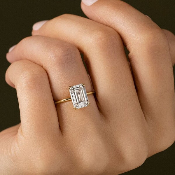 Simple Diamond Ring - Etsy