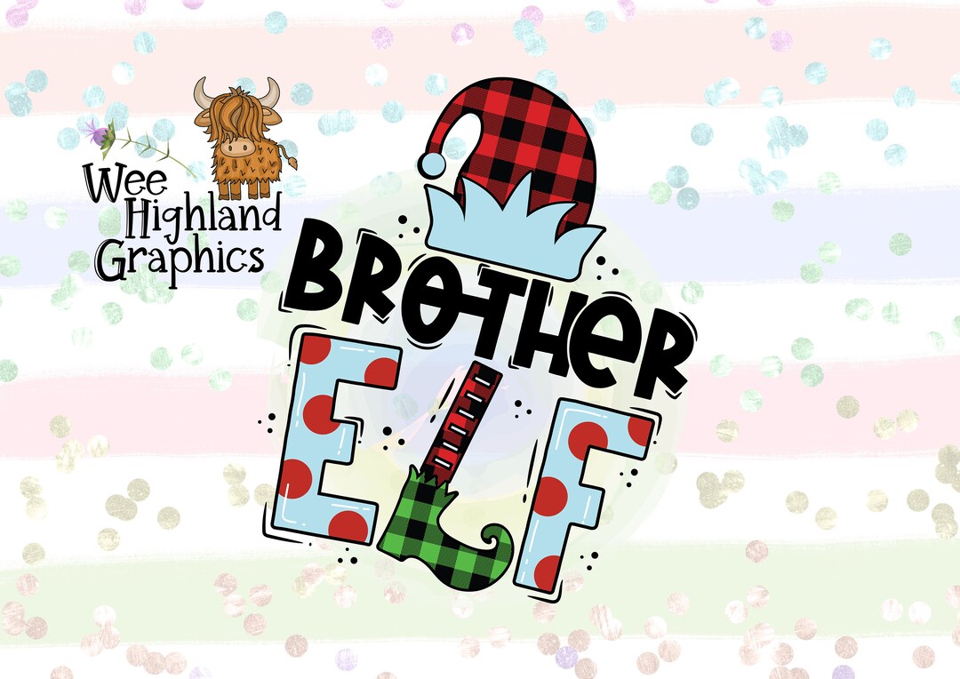 Ready to Press DTF Transfer DTF Transfer Brother Elf - Etsy