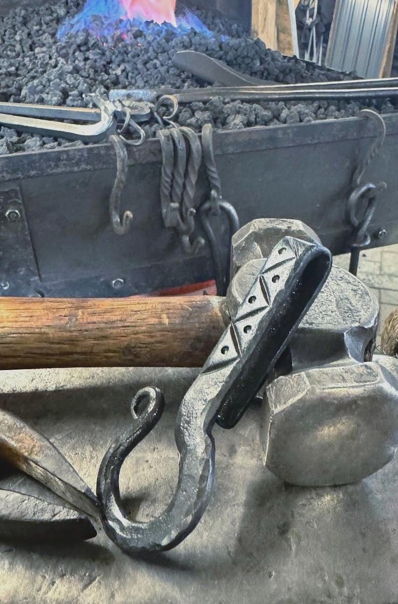 Viking Belt Hook Blacksmith Made. - Etsy