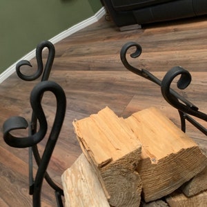 Log Basket, Blacksmith Made, Hand Forged. - Etsy