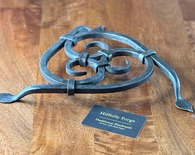 Forged Small Trivet/plant Stand - Etsy