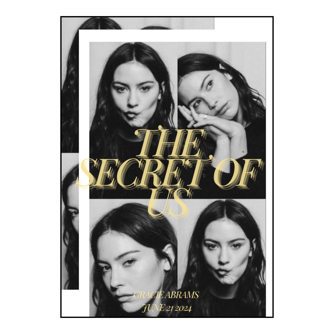 Gracie Abrams the Secret of Us Poster - Etsy