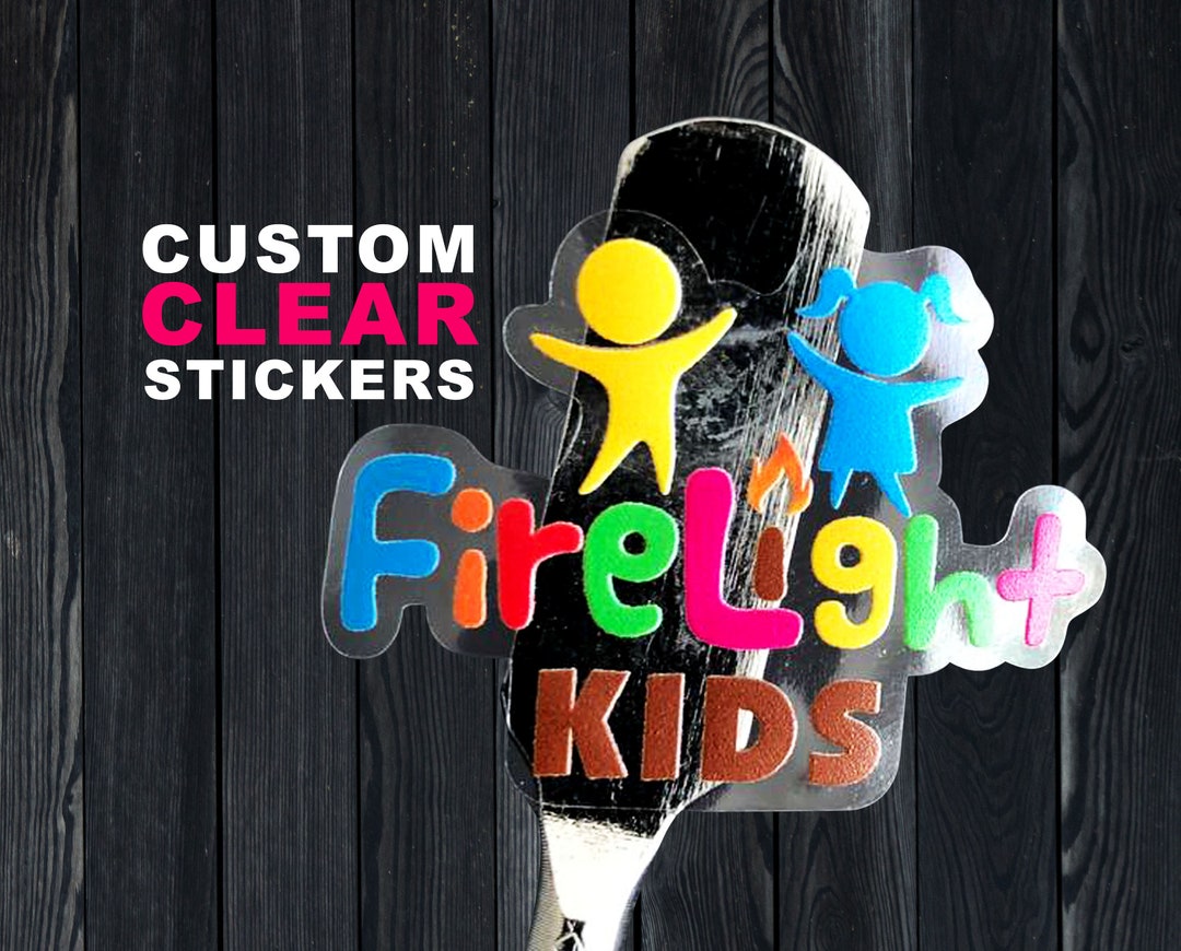 Custom Clear Labels, Waterproof Stickers, Bulk Clear Logo Labels Shape ...