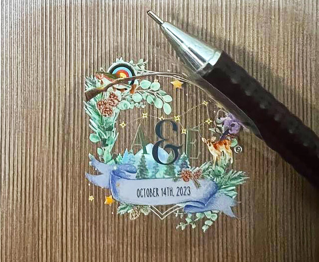 Custom Clear Vinyl Stickers, Personalized Waterproof Labels, Die Cut ...