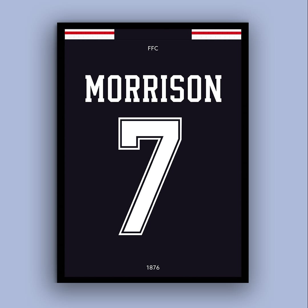 Falkirk Football Shirt Print/poster Home or Away Any Season Any Name ...