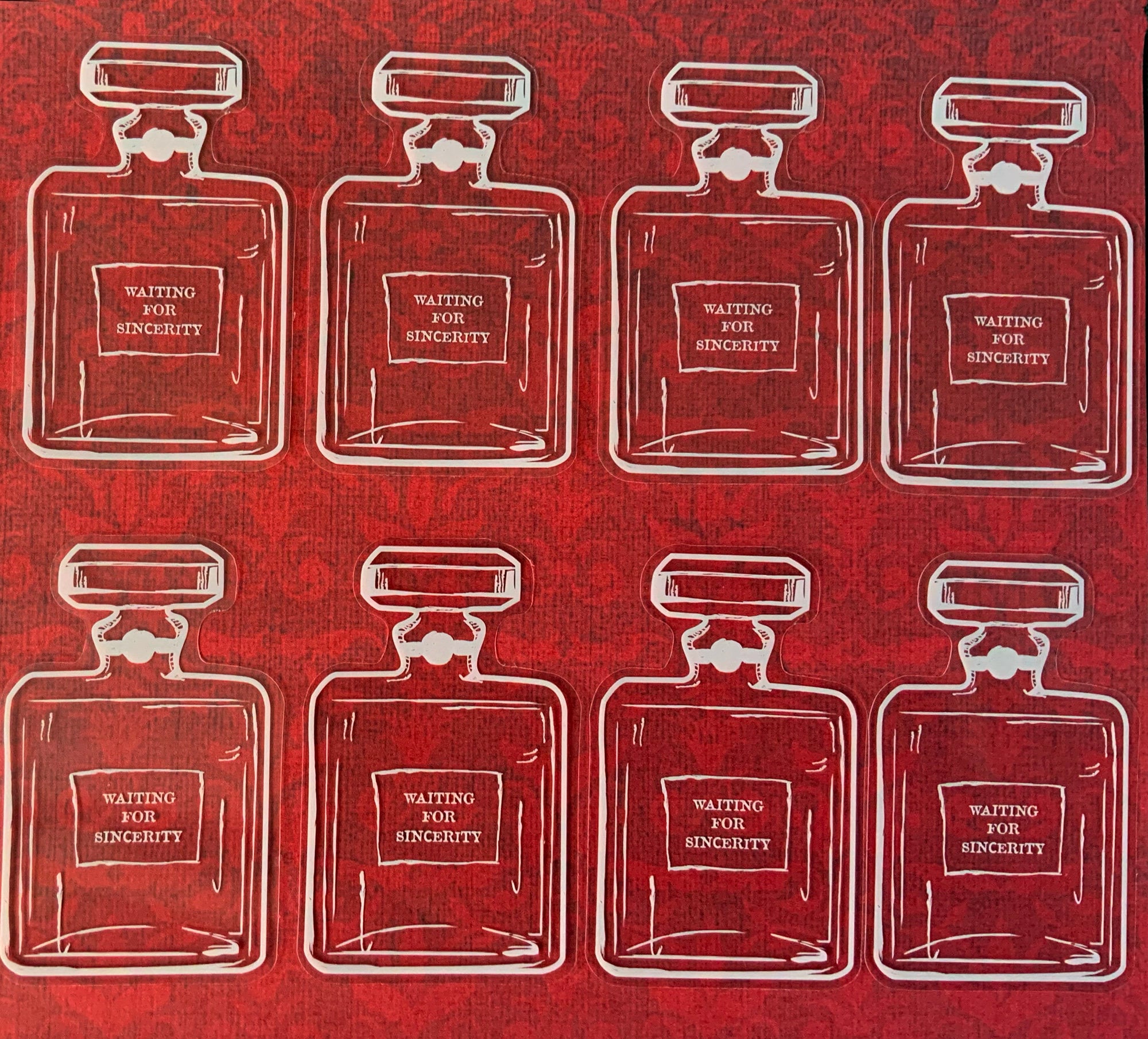 Transparent Perfume Bottle Stickers, Retro Scrapbooking, 30 Piece - Etsy