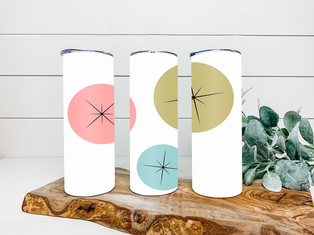 Mid-centry Modern Dots Design Skinny 20 Oz Tumbler - Etsy