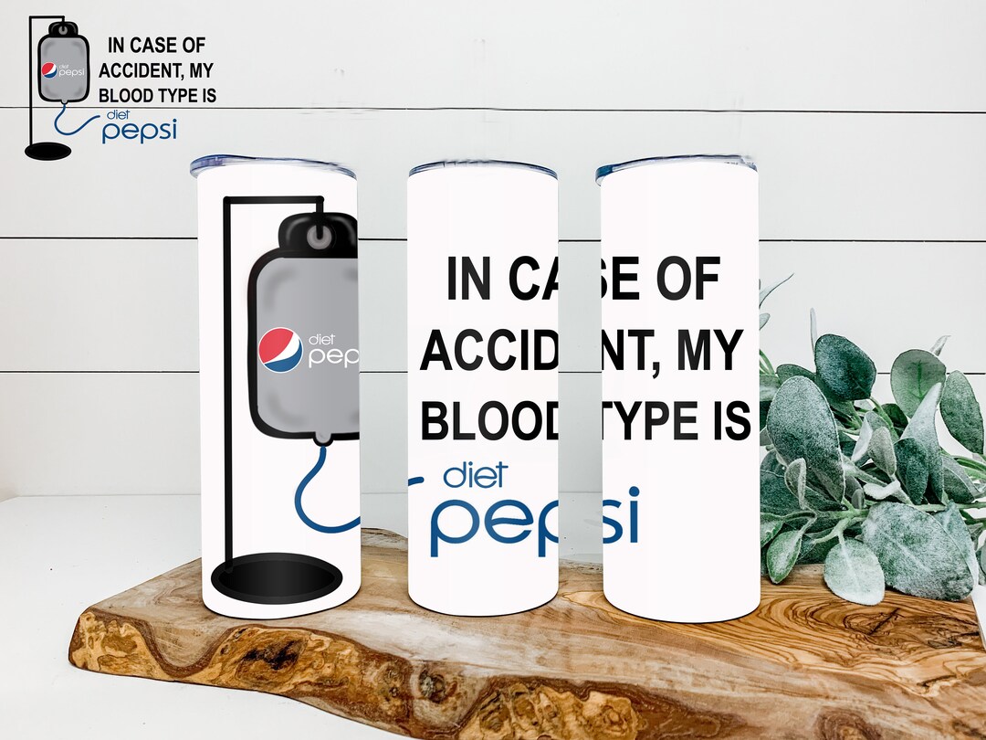 Blood Type Diet Pepsi 20oz or 30oz Tumbler - Etsy