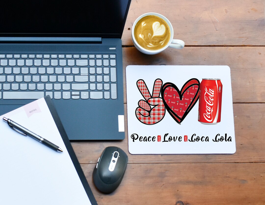 Peace Love Soda Mouse Pad - Etsy