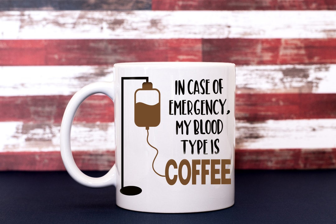 Blood Type Coffee Coffee Cup - Etsy