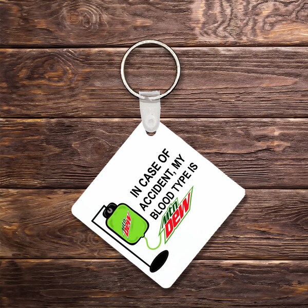 Blood Type is Mountain Dew - Etsy