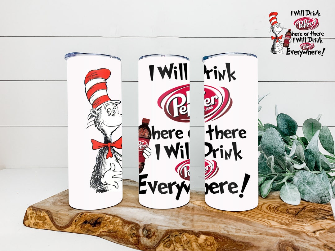 Cat in Hat Pep 20oz & 30oz Tumbler - Etsy
