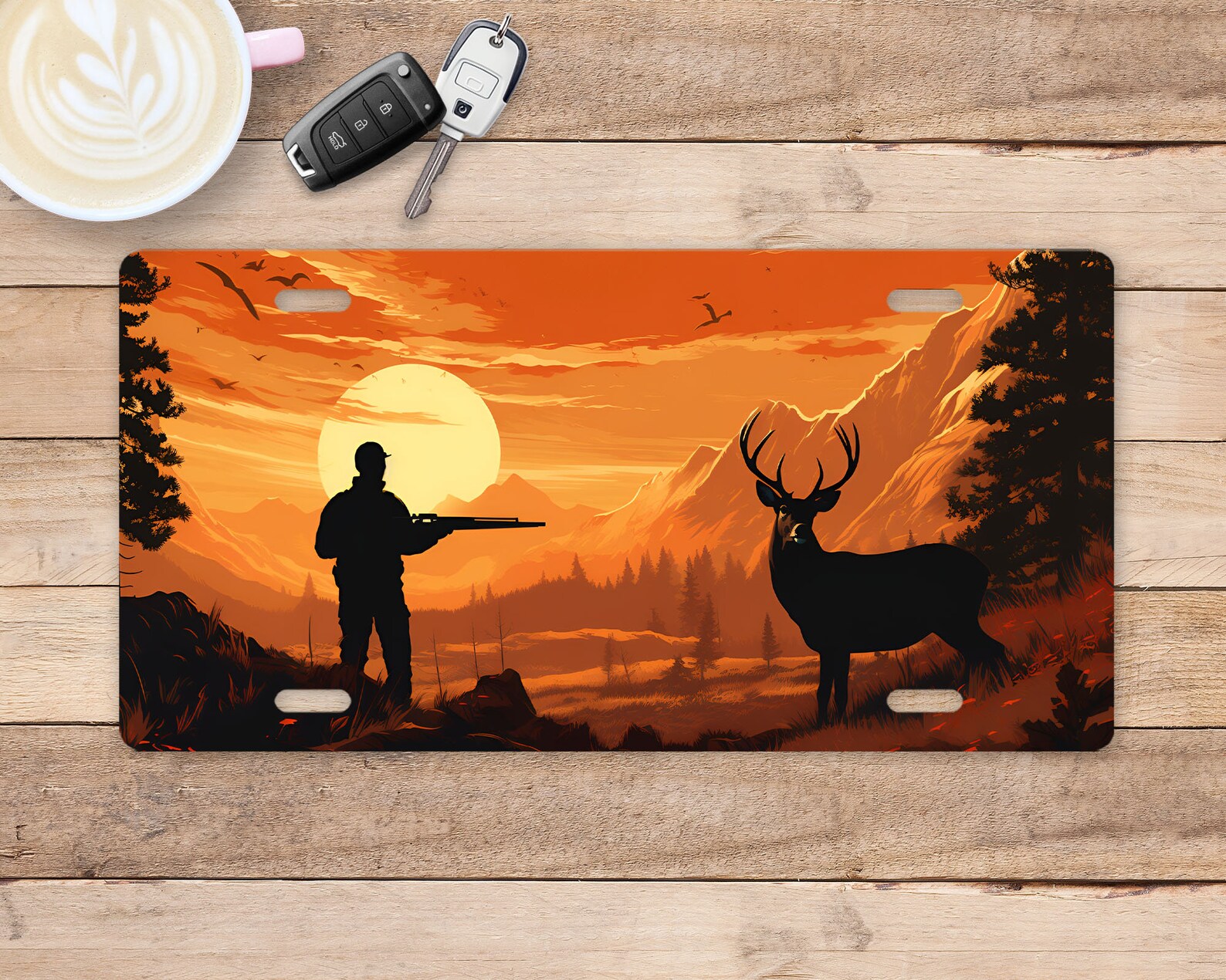 Deer License Plate Many Designs - Etsy