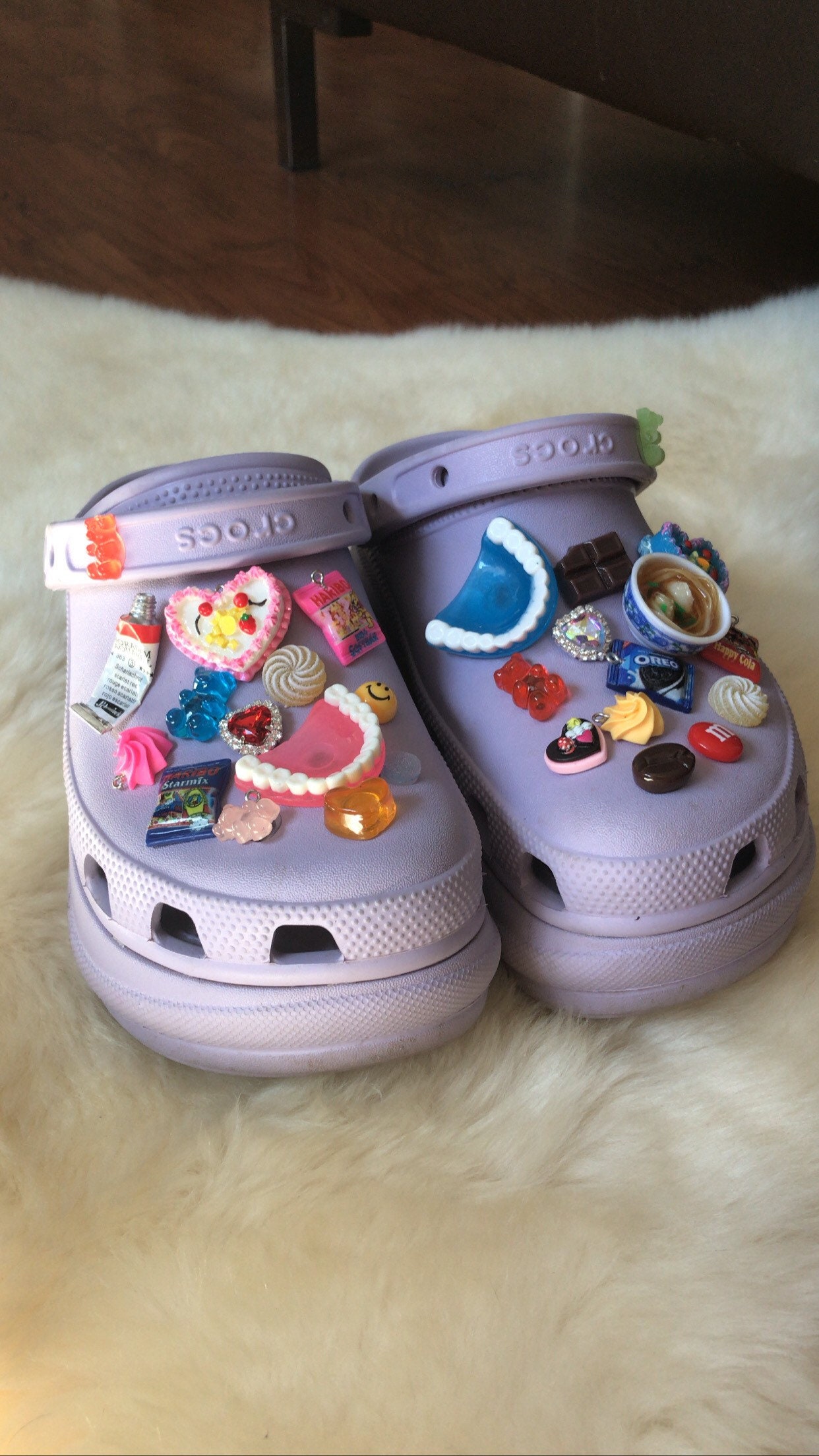 CHOMPER CROCS Teeth Colourful 3D Shoe Charm - Etsy UK