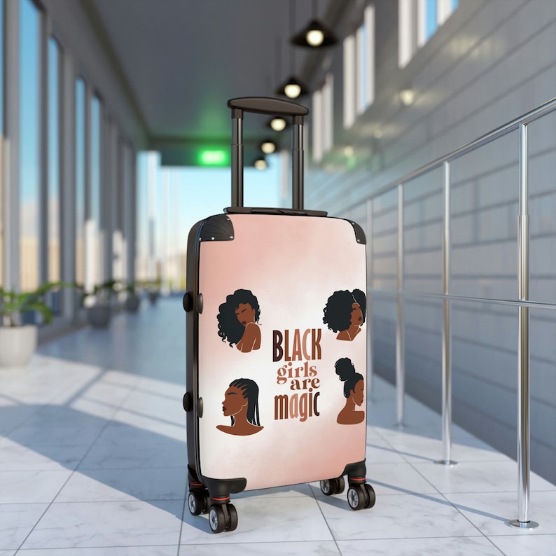 Black Girls Are Magic Suitcase Black Girl Magic Cabin Bag - Etsy
