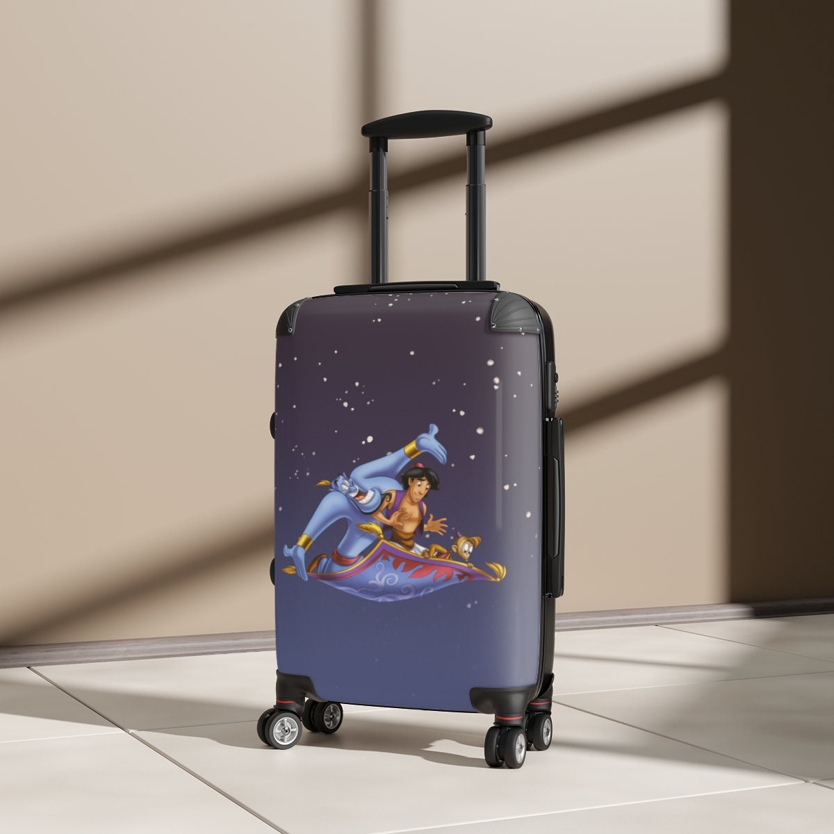 Aladdin Genie Suitcase Disney Luggage Kids Luggage Aladdin - Etsy
