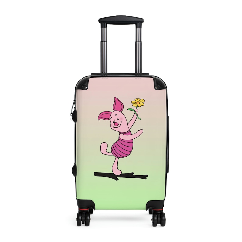 Piglet Suitcase, Winnie Pooh Piglet Cabin Bag, Cute Piglet Carry on Bag ...