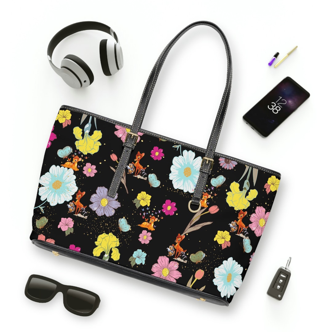 Bambi Floral Shoulder Bag Bambi Handbag Tote Disney Bambi - Etsy