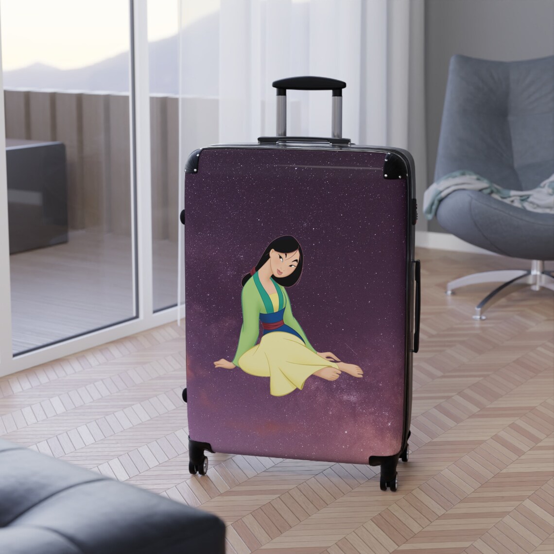 Mulan Suitcase Mulan Disney Bag Mulan Birthday Gift Mulan - Etsy