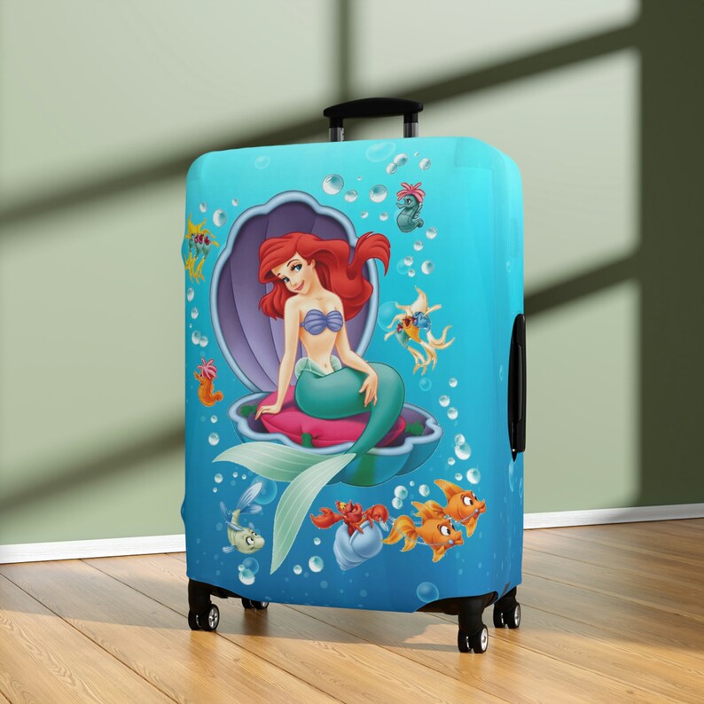 Little Mermaid Suitcase Protector Little Mermaid Luggage - Etsy