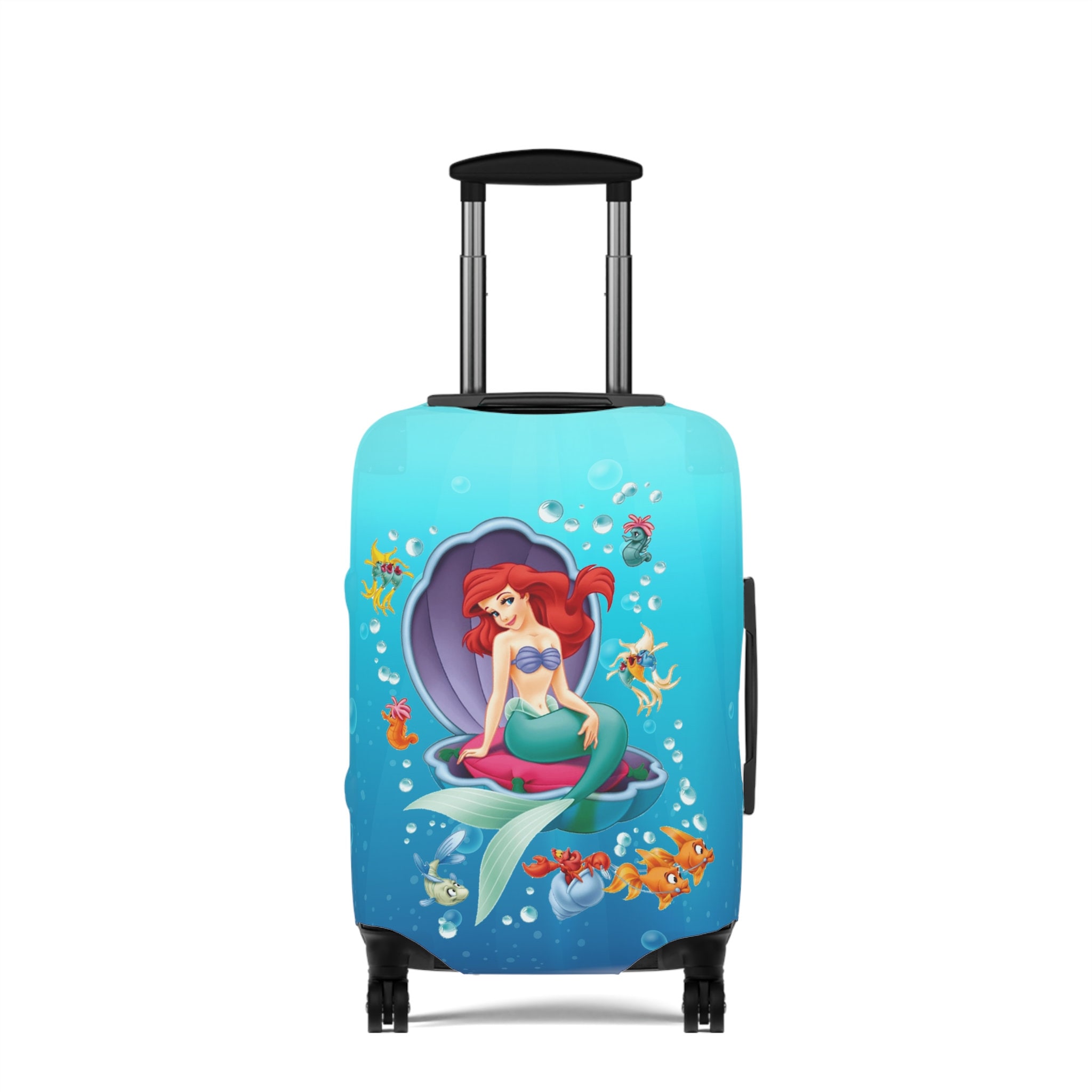 Little Mermaid Suitcase Protector, Little Mermaid Luggage Cover, Ariel ...