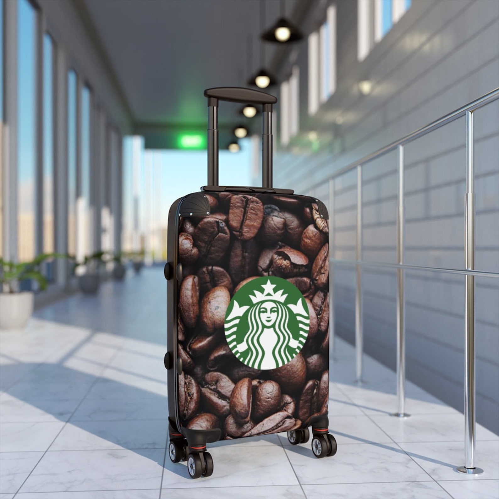 Starbucks Coffee Suitcase Coffee Cabin Suitcase Coffee Lover - Etsy