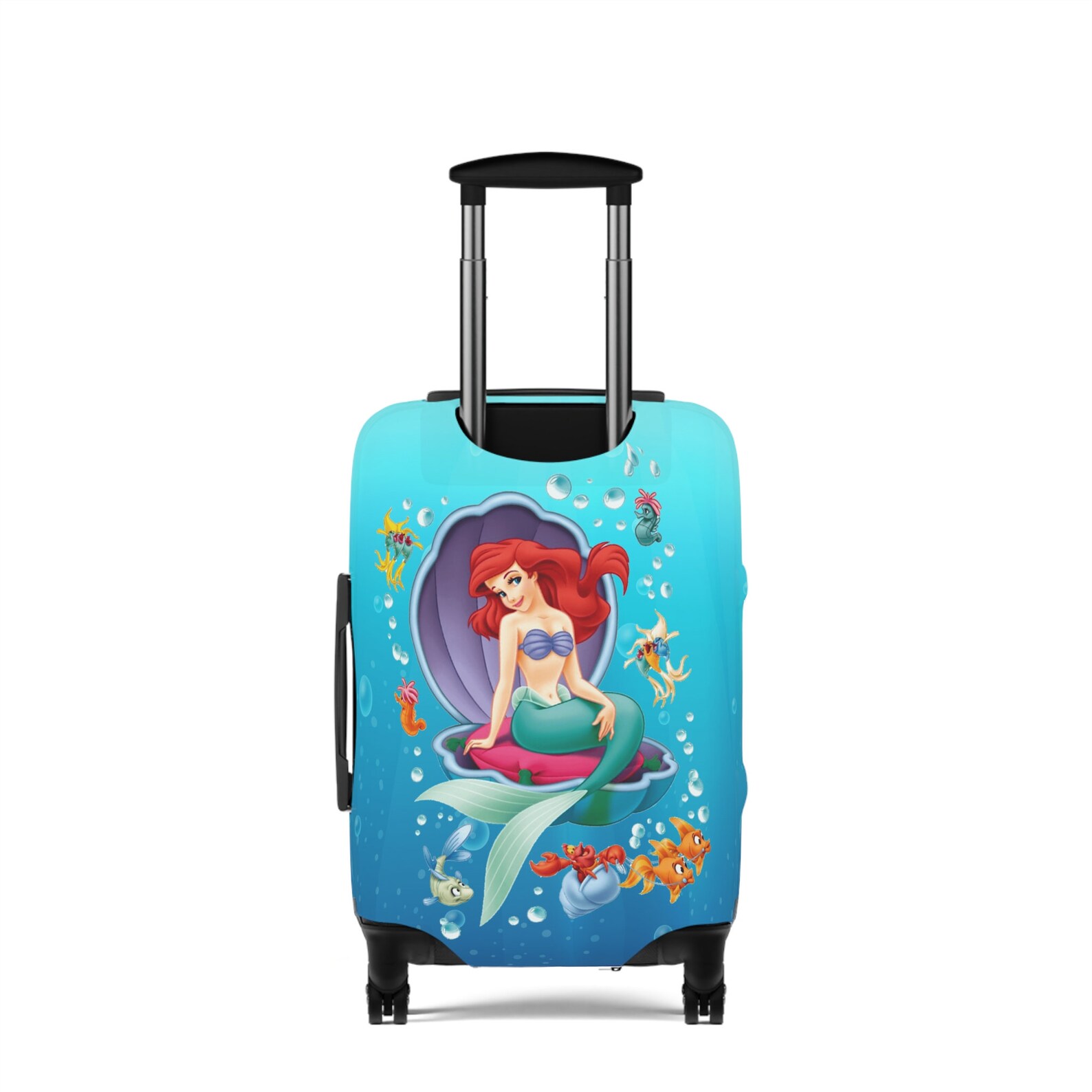 Little Mermaid Suitcase Protector, Little Mermaid Luggage Cover, Ariel ...