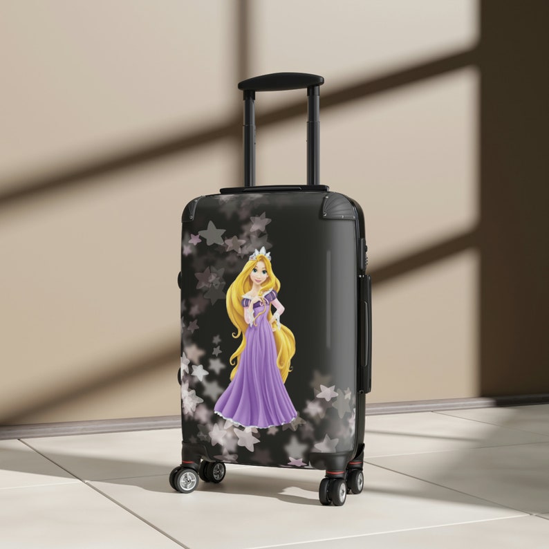 Rapunzel Sparkle Suitcase, Rapunzel Luggage, Disney Rapunzel Bag, Girls ...
