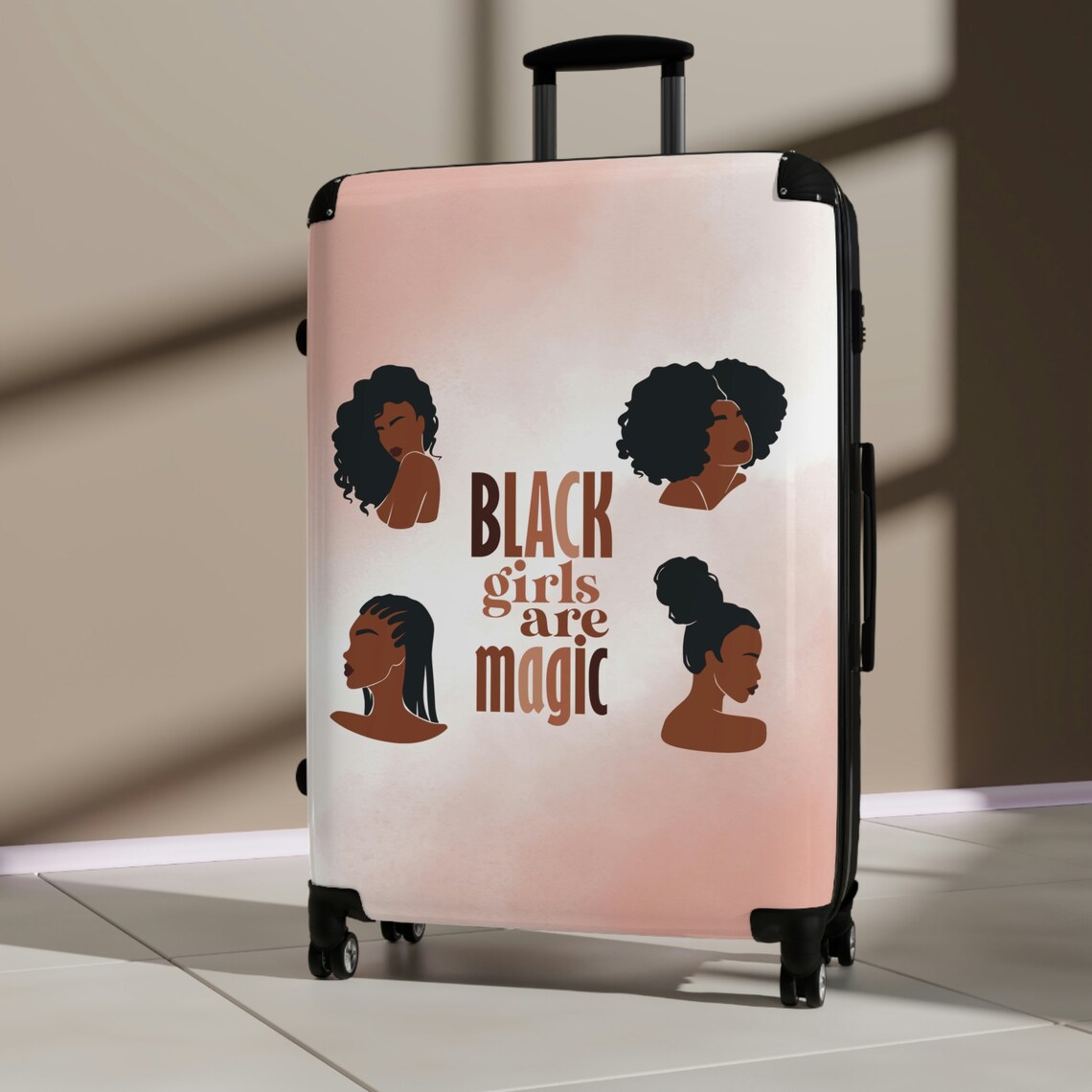 Black Girls Are Magic Suitcase Black Girl Magic Cabin Bag - Etsy