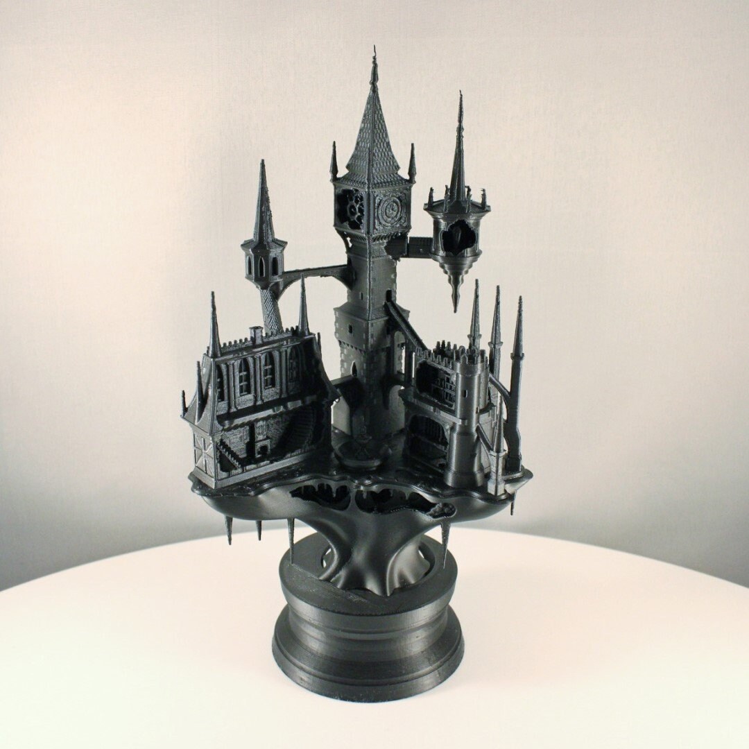 Dracula's Castle Solid 3D Printed Miniature Model - Etsy