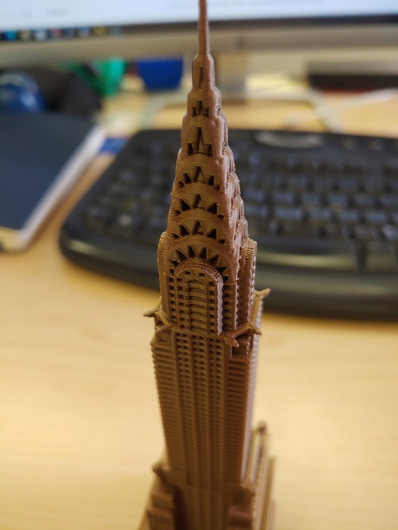Chrysler Building 3D printed miniature model New York Toys Toys & Games ...