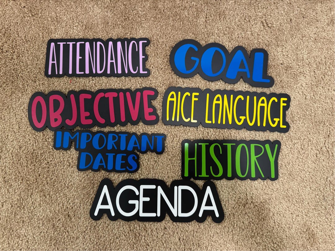 Custom Whiteboard Classroom Black Magnets - Etsy