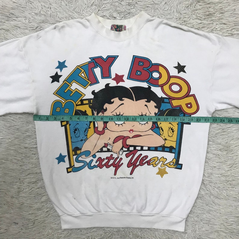 Vintage 90s Betty Boop Fleischer Studios Sweatshirt - Etsy