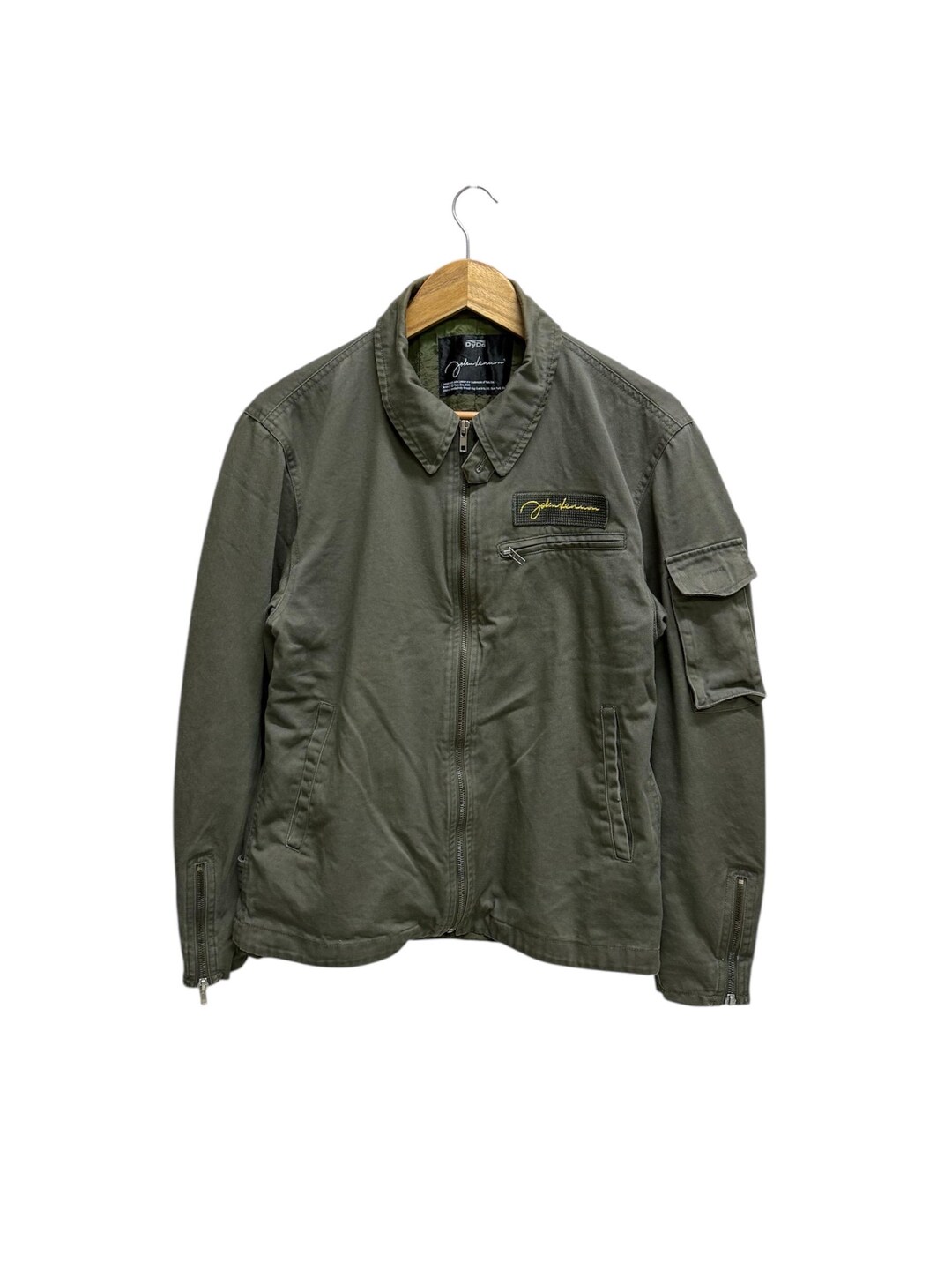 Vintage John Lennon by Dydo Artwork Yoko Ono Military Jacket - Etsy