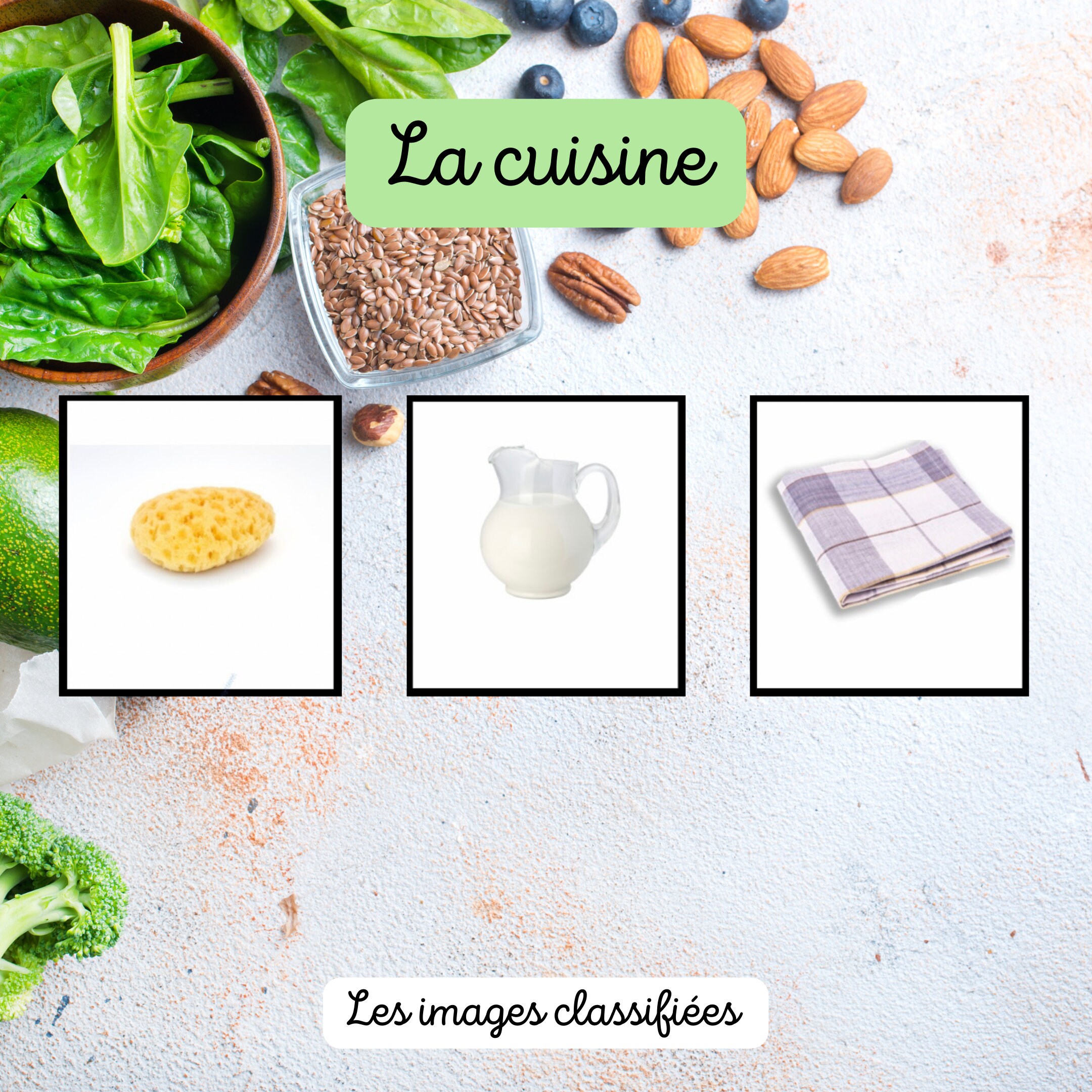 21 Cartes Montessori La Cuisine Images Classifiées | Etsy