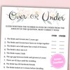 Wedding Trivia Game Printable Bridal Shower Trivia Quiz Bridal Shower ...