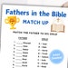 Fathers in the Bible Matching Game | Father's Day Bible Games ...