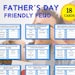 Fathers Day Friendly Feud Game | Fathers Day Trivia Quiz Printable ...