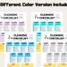 Editable Cleaning Checklist Cool Color Tone, Editable Cleaning Schedule ...